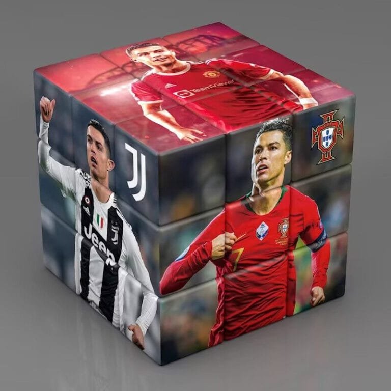 Cristiano Ronaldo Messi Neymar Jr Rubix Cube - soccermysterybox.com